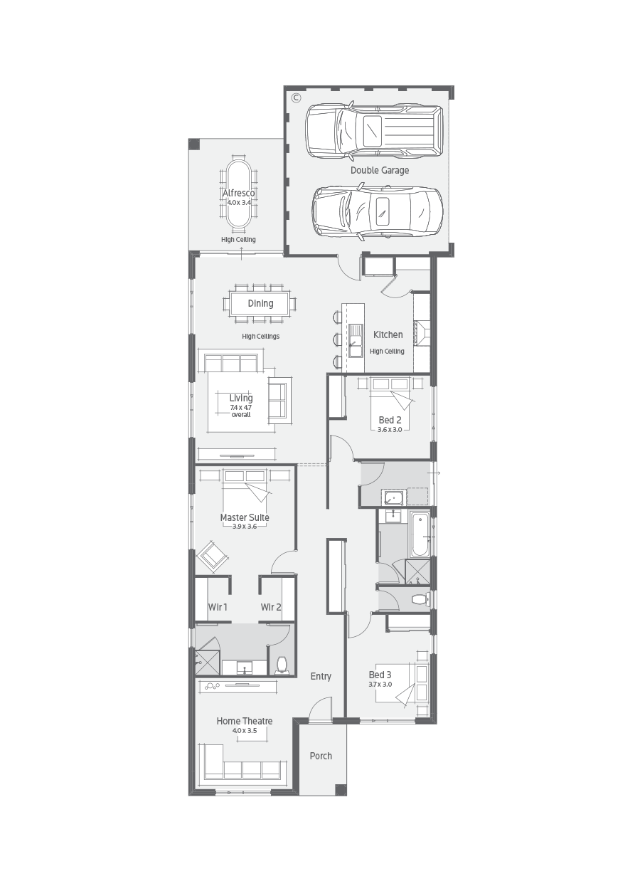 Rear Garage House Designs | Side Entry House Plans