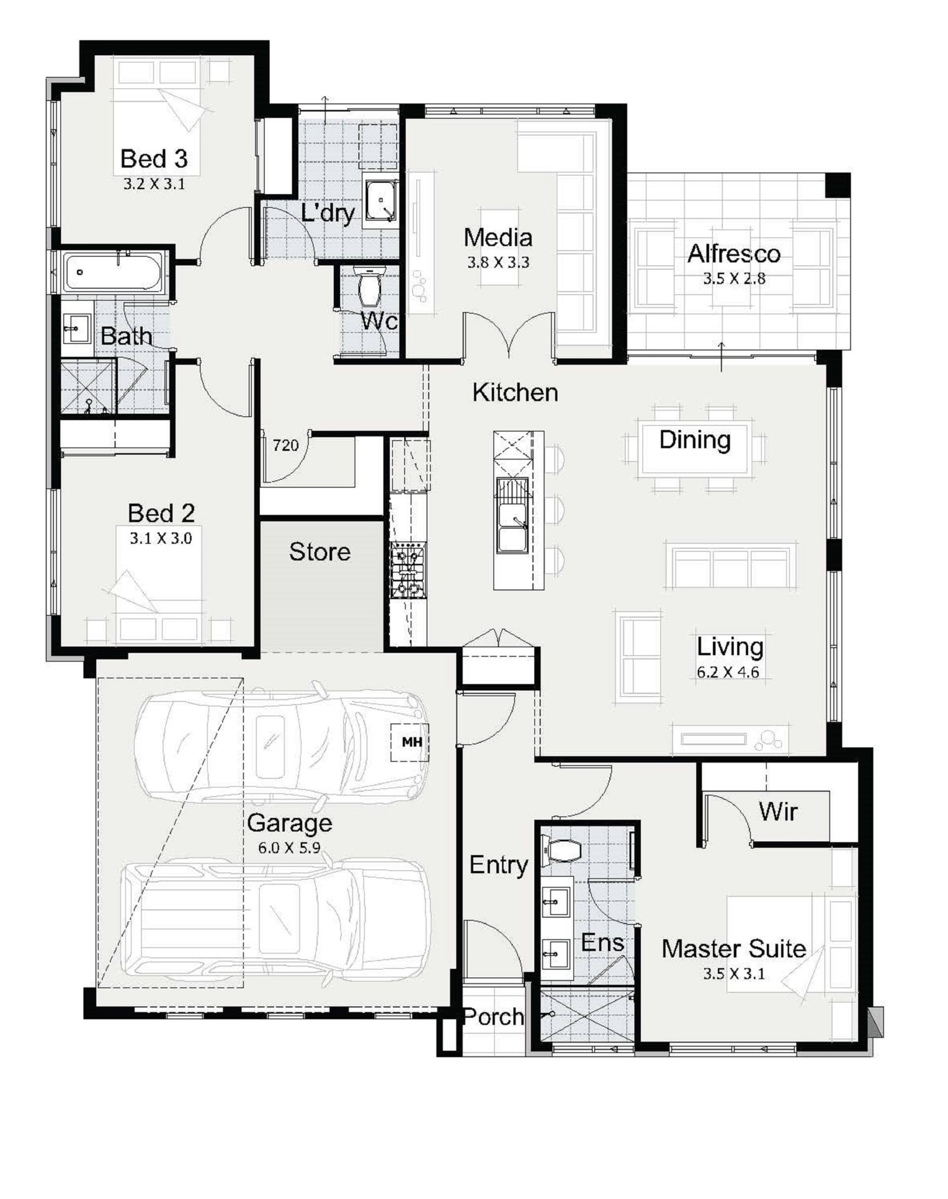 New Home Designs Perth | Essence | Dale Alcock Homes