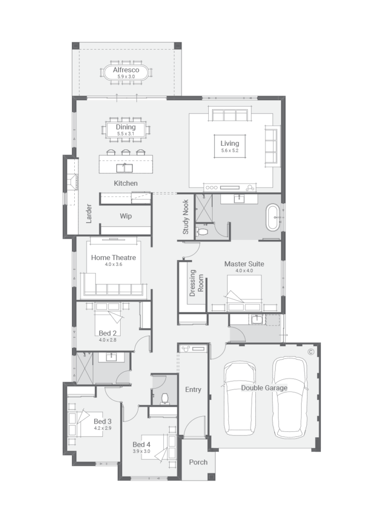 Single Storey House Plans & Home Designs | Perth & South West