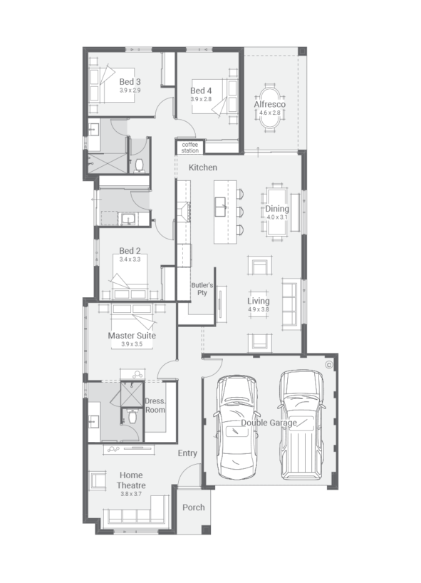 Single Storey House Plans & Home Designs | Perth & South West