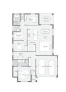 Lotus 4 X 2 New House Design Perth | View Floor Plan